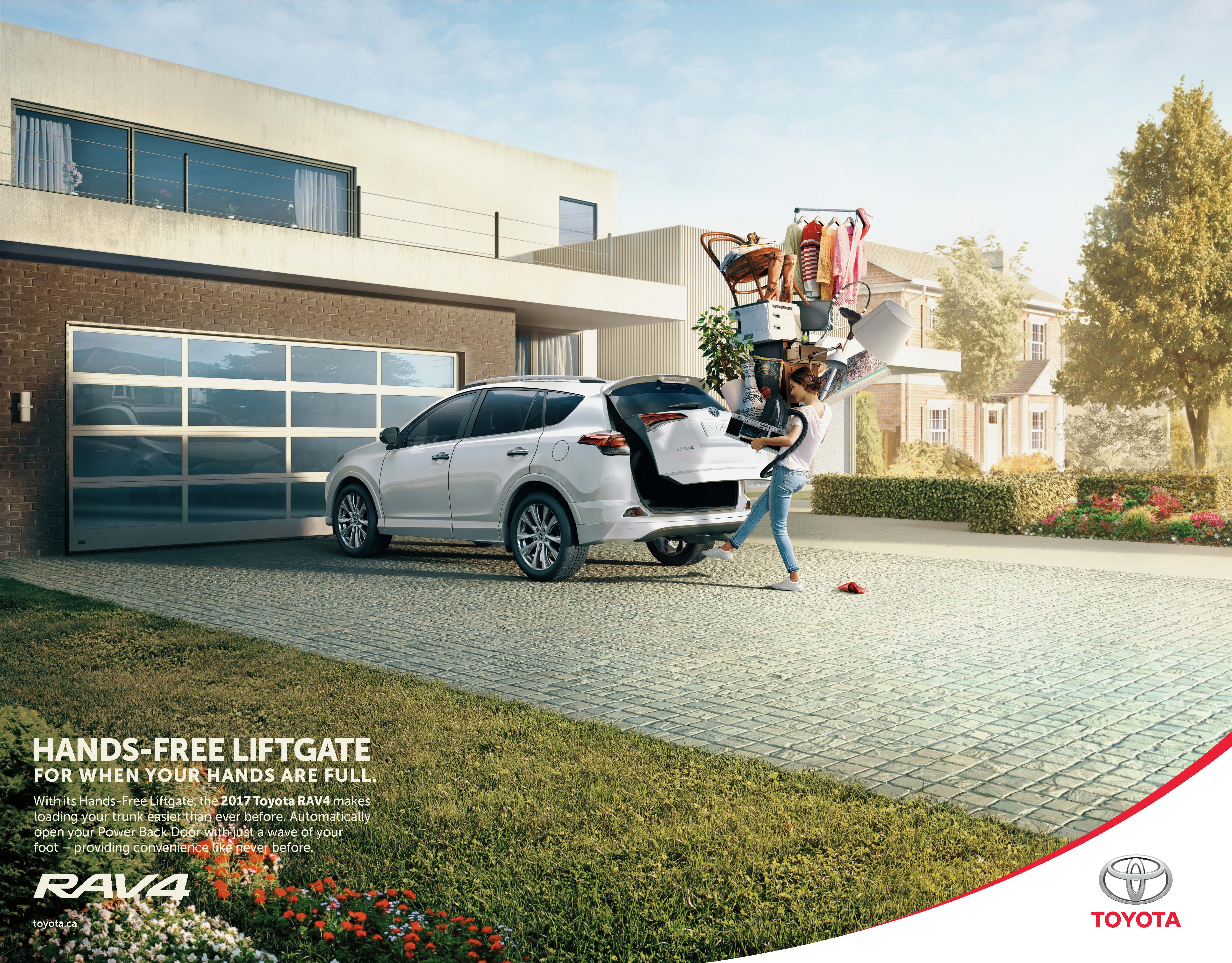 Toyota Print Ad - Hands Full