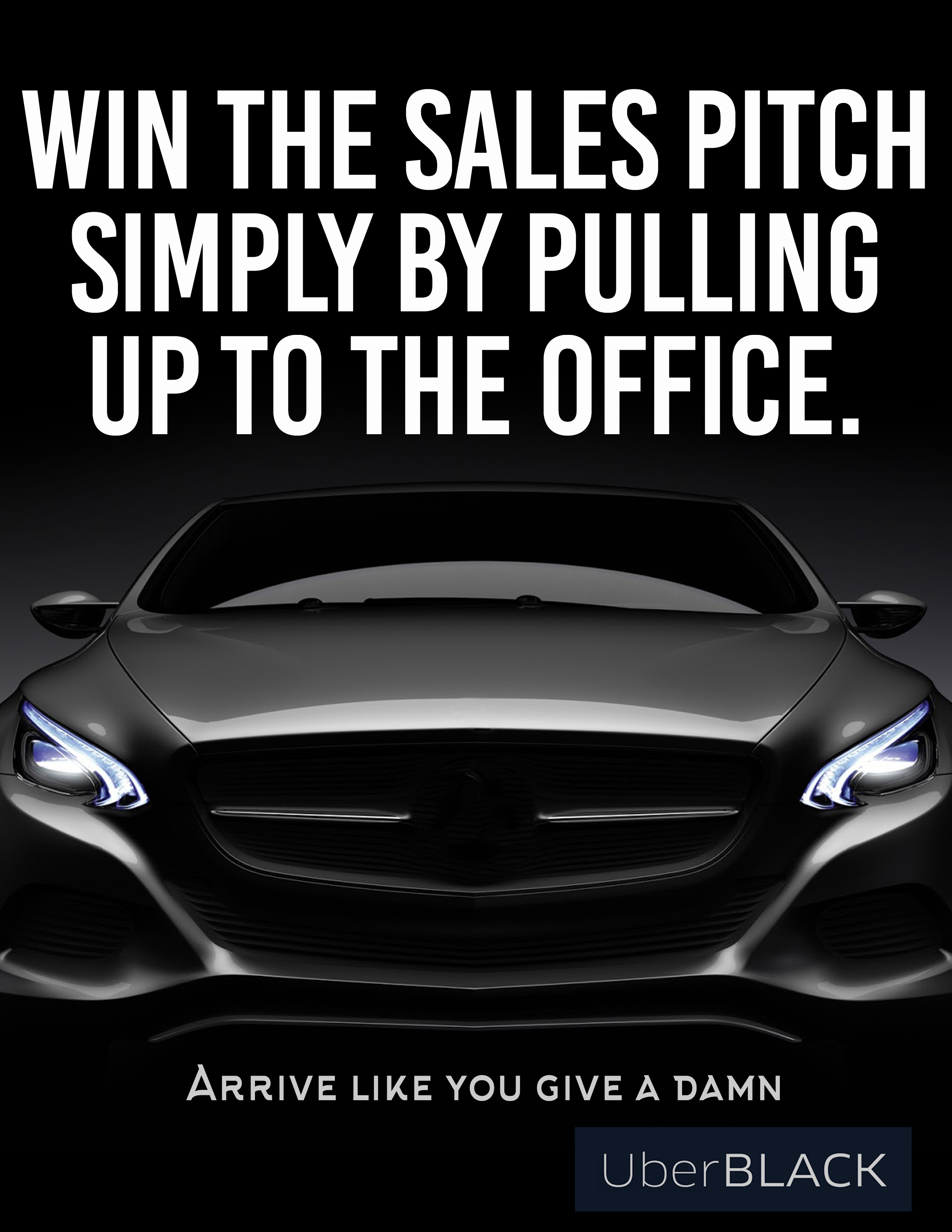 Uber Print Advert By Miami Ad School: Arrive like you give a damn, 3 ...