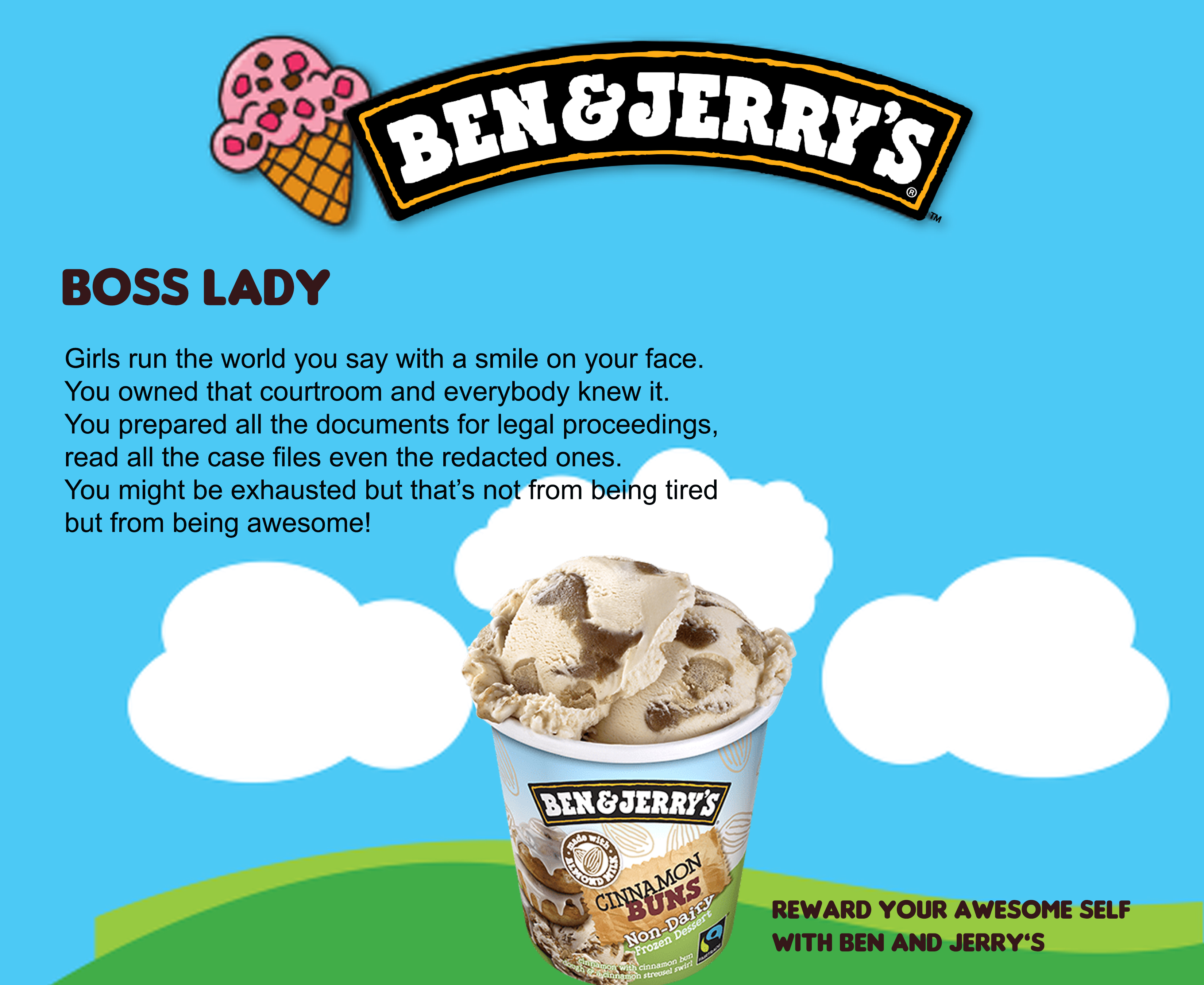 Ben and Jerry's Print Advert By Miami Ad School: Boss Lady | Ads of the ...