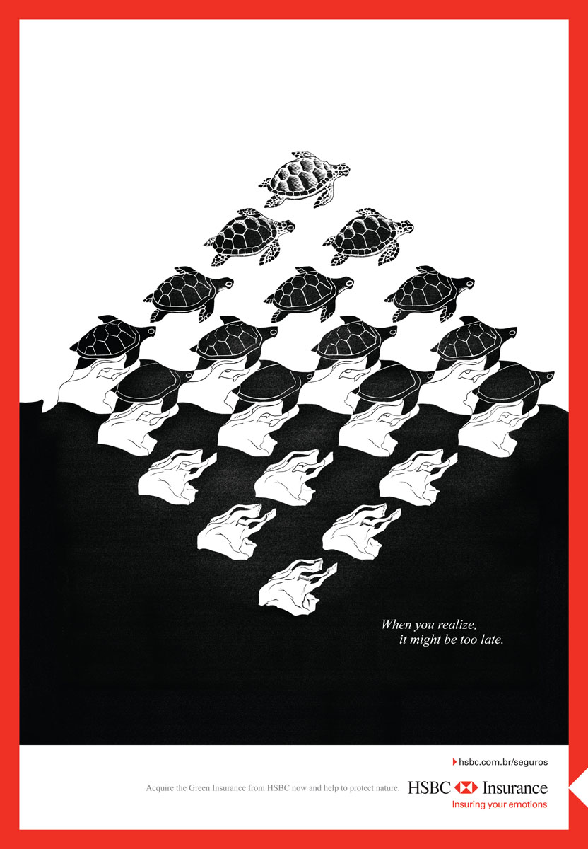 HSBC Print Advert By JWT: Turtle | Ads of the World™