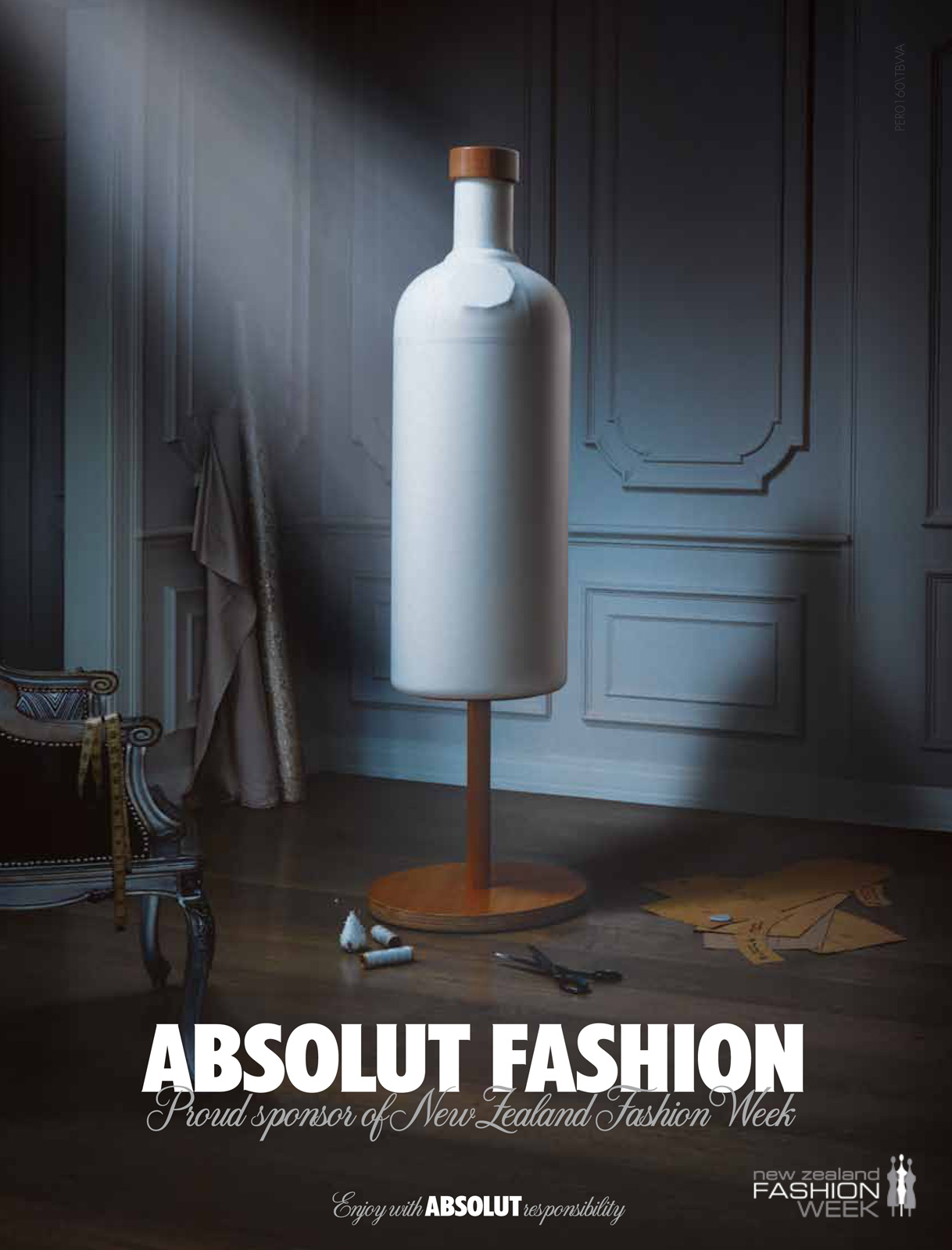 Absolut Print Advert By TBWA: Absolut Fashion | Ads of the World™