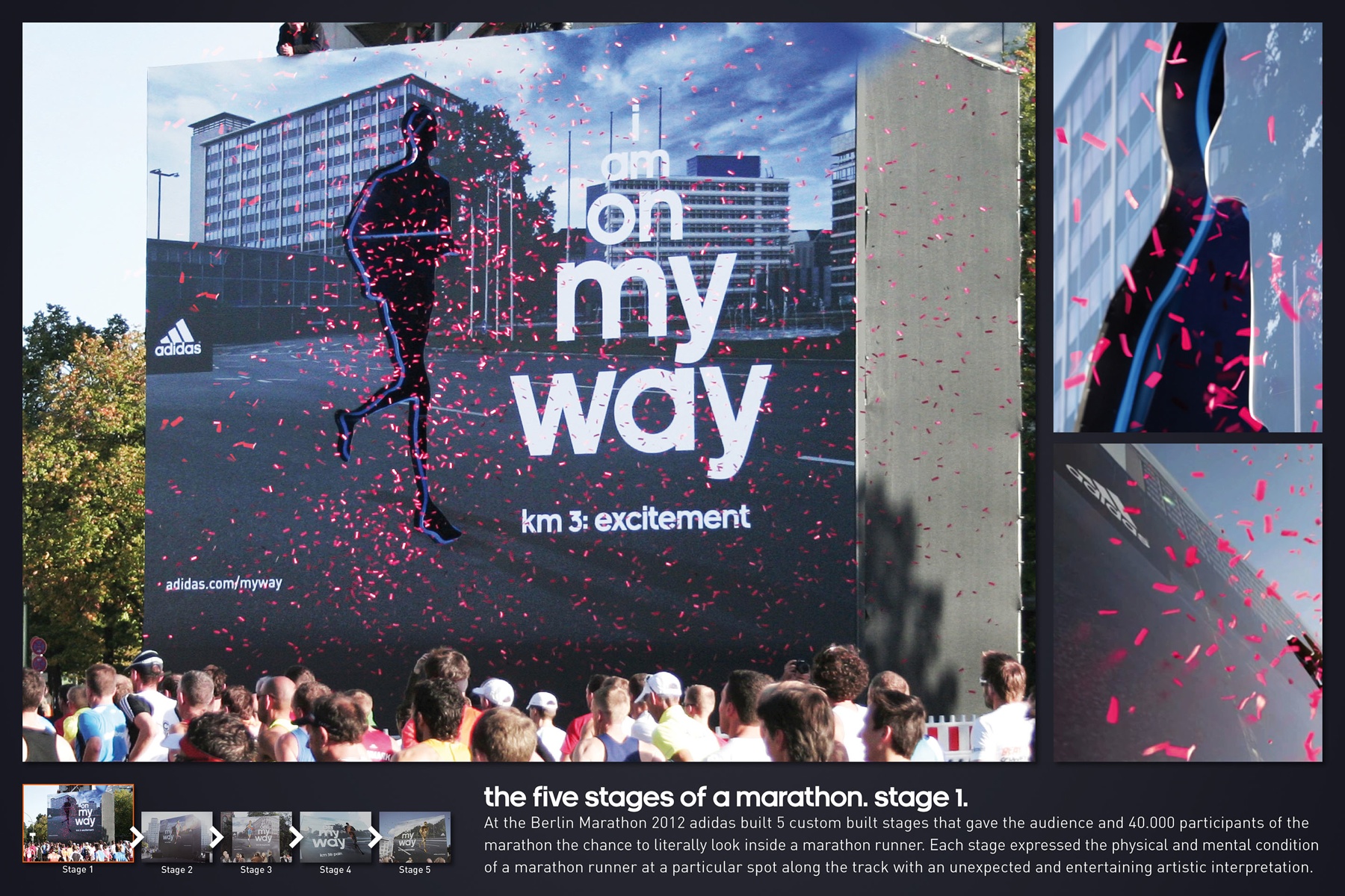 Berlin Marathon Outdoor Advert By Heimat: The Five Stages of a Marathon ...