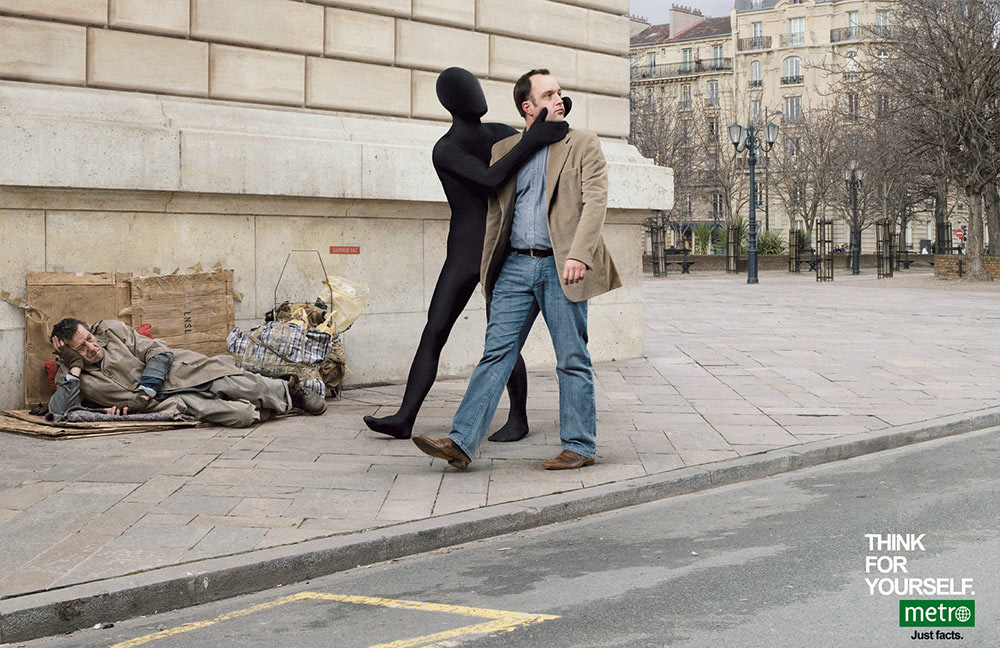 Metro Print Advert By BBDO: Homeless | Ads of the World™