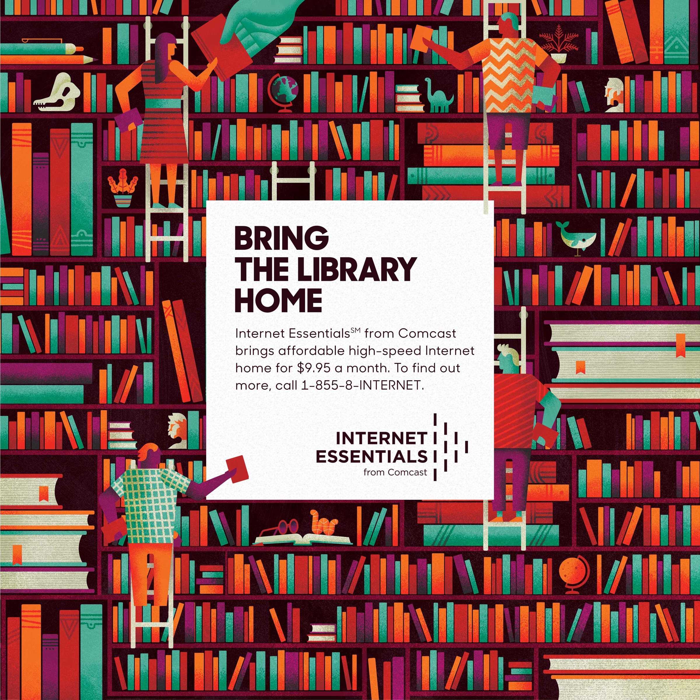 Comcast Print Advert By SS+K: Library | Ads of the World™