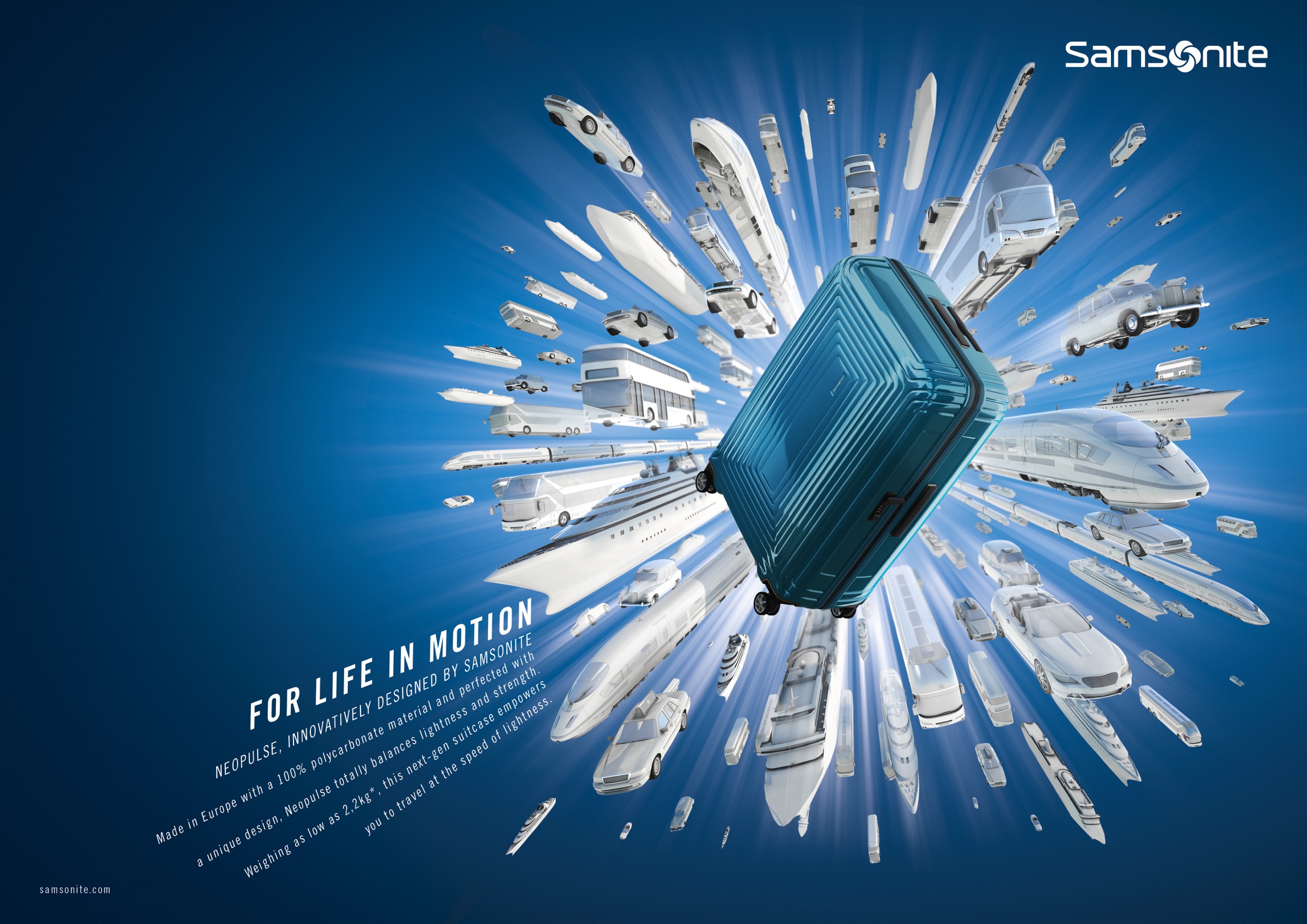 Samsonite Print Advert By Publicis: For life in motion, 4 | Ads of the ...