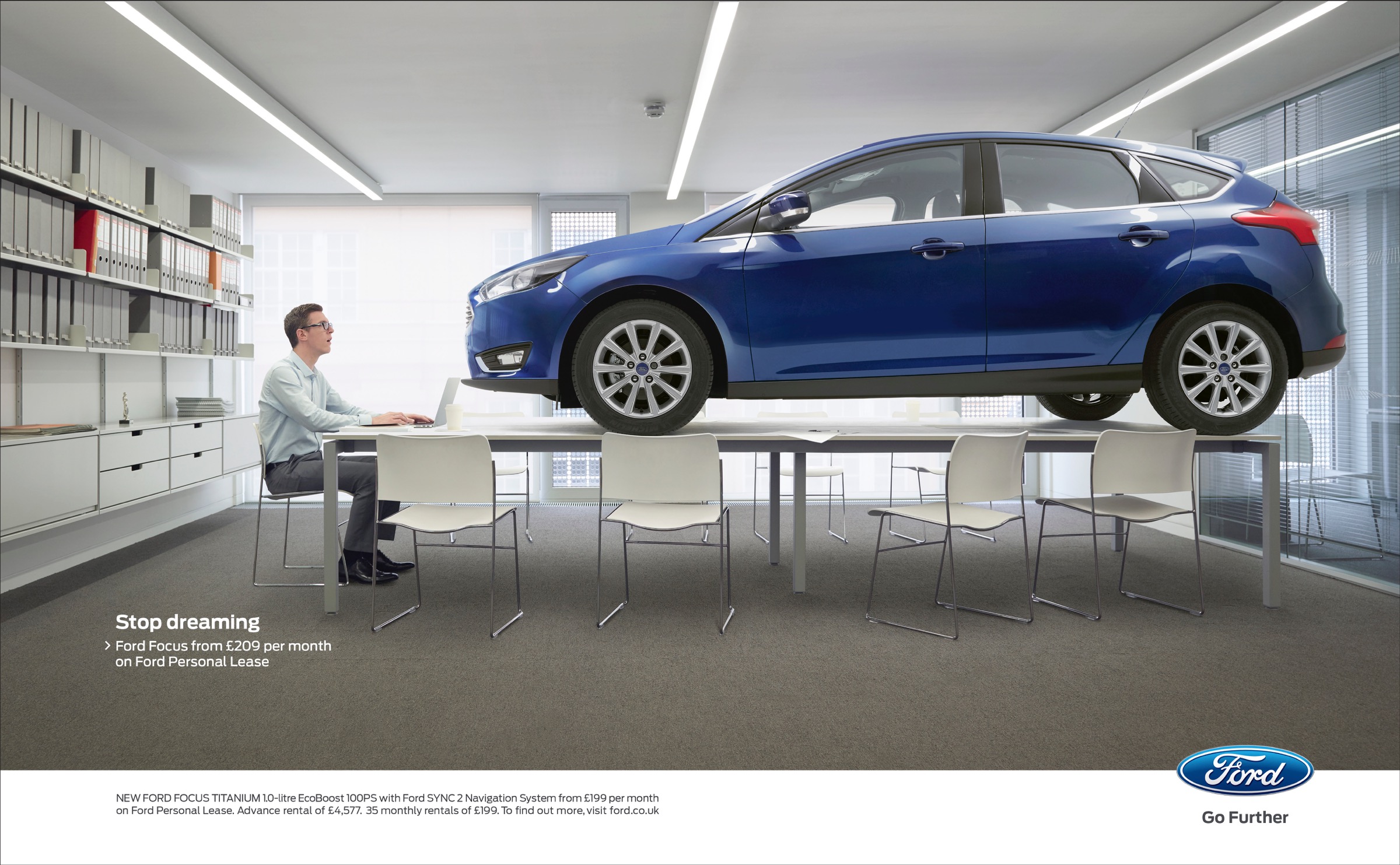 Ford Print Advert By Blue Hive: Stop dreaming, 1 | Ads of the World™