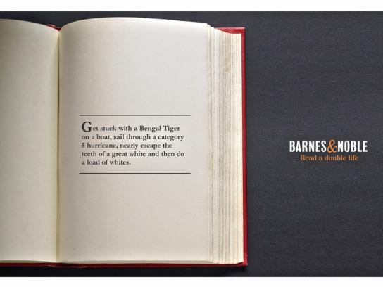 Barnes & Noble Print Advert By : Read a double life, 3 | Ads of the World™
