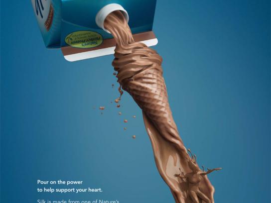 Silk Soymilk Print Advert By Leo Burnett: Strength in Every Pour | Ads ...