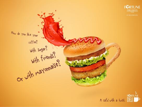 Fortune Deli Print Advert By Origin Beanstalk: Muffins | Ads of the World™