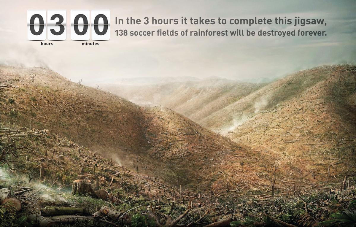 Seub Nakhasathien Direct Advert By : Deforestation puzzle | Ads of the ...