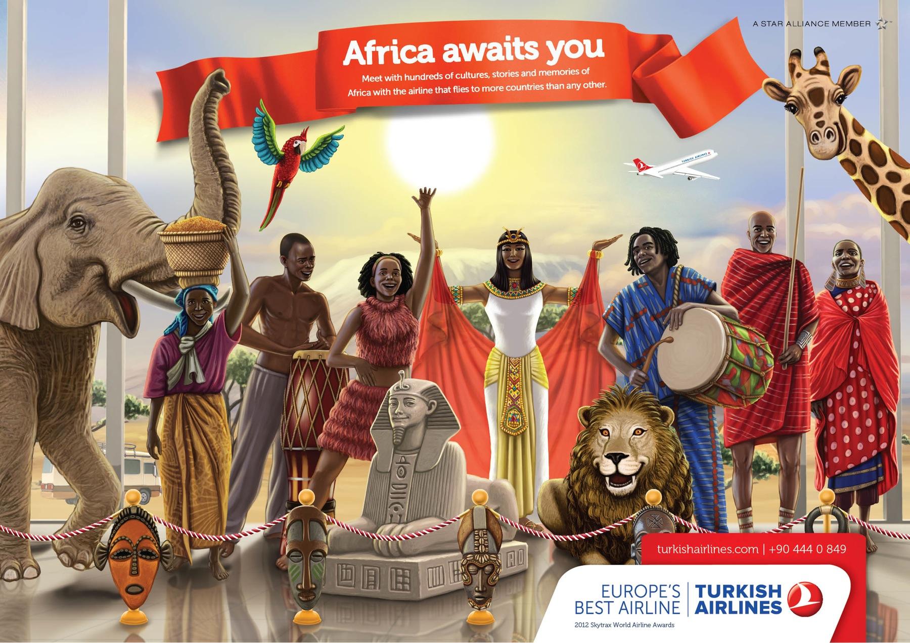 Turkish Airlines Print Advert By McCann: Africa | Ads of the World™