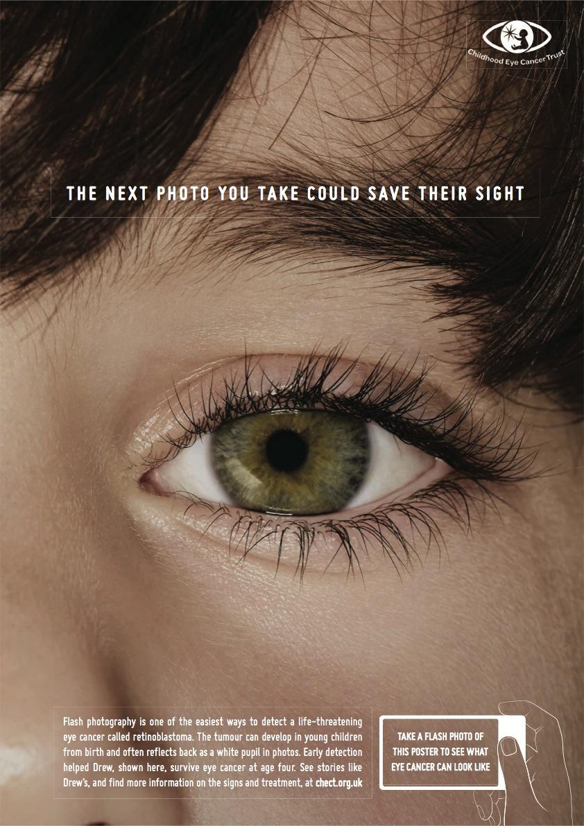 Childhood Eye Cancer Trust Outdoor Advert By Wunderman: Eye, 2 | Ads of ...
