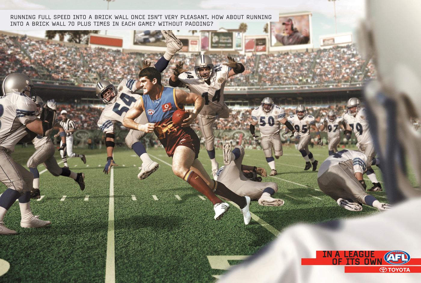 AFL Print Advert By Y&R: NFL | Ads of the World™