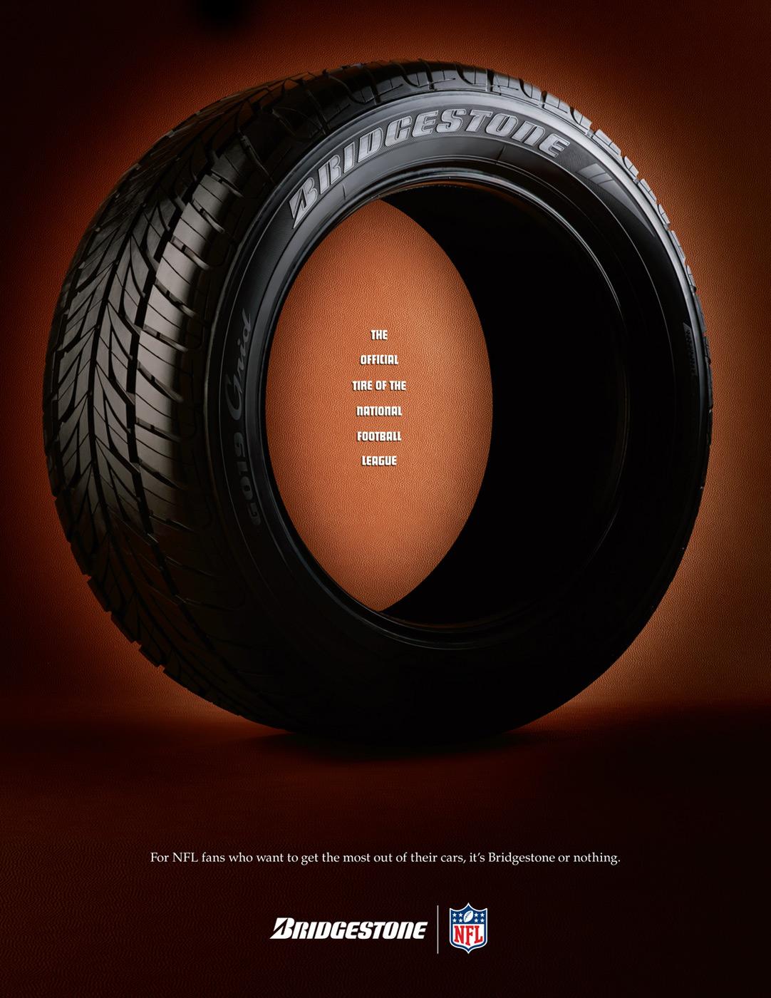 Bridgestone Print Advert By The Richards Group: Official Tire of the ...