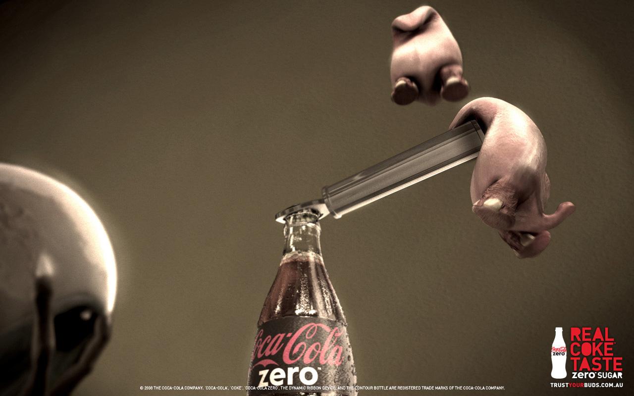 Coca-Cola Zero Print Advert By The White Agency: Open | Ads of the World™