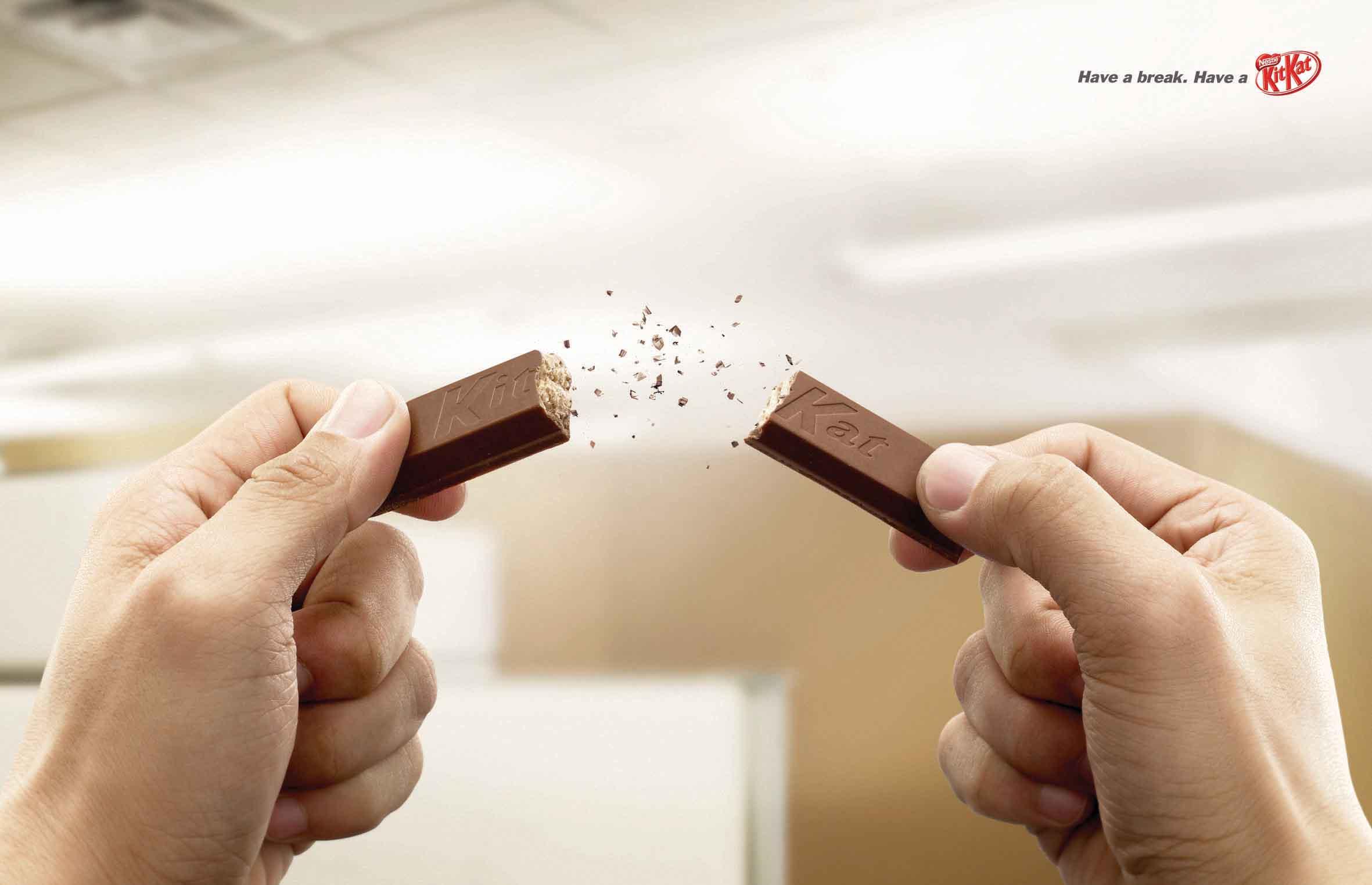 Kit Kat Print Advert By JWT: Office | Ads of the World™