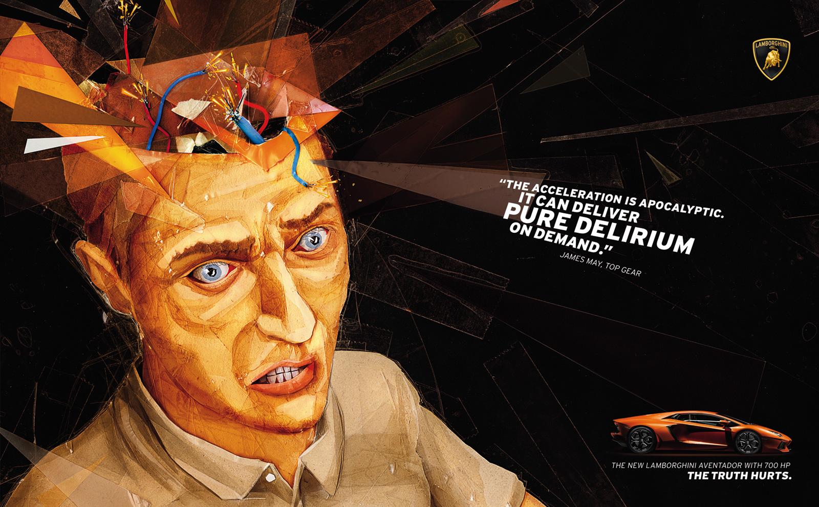 Lamborghini Print Advert By Philipp und Keuntje: The truth hurts ...