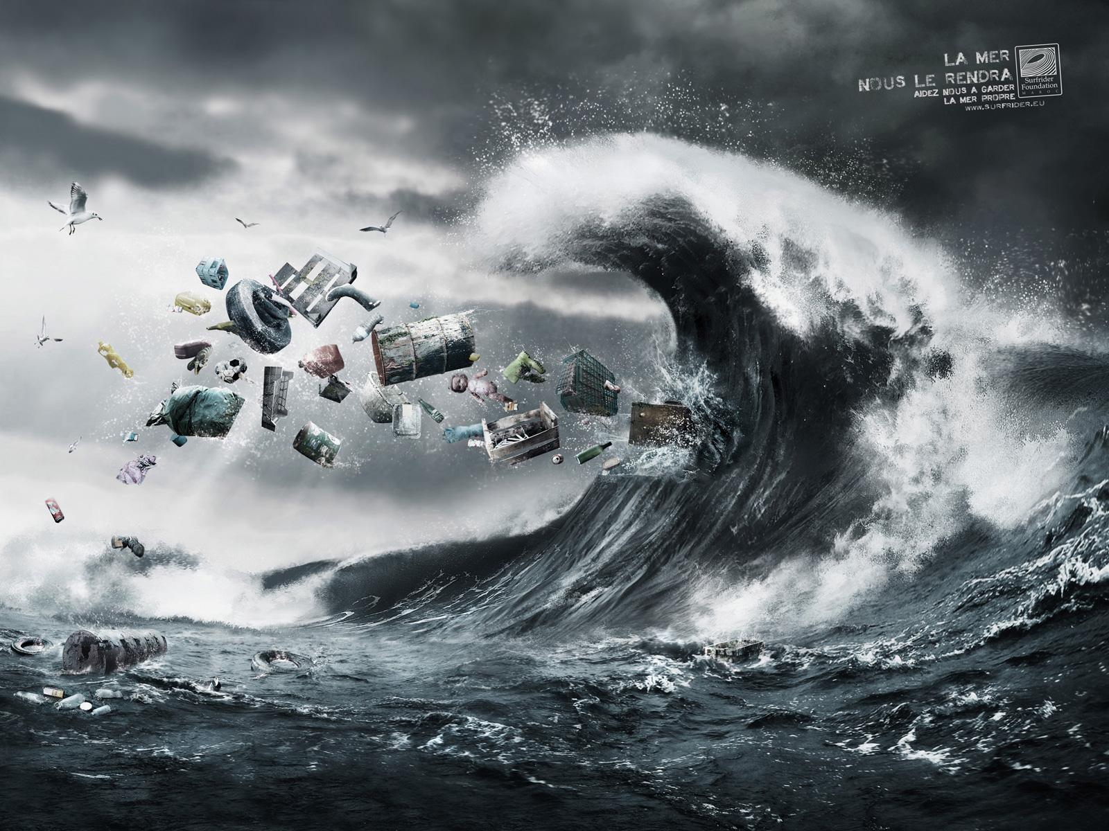 Surfrider Foundation Print Advert By Euro RSCG: The wave | Ads of the ...