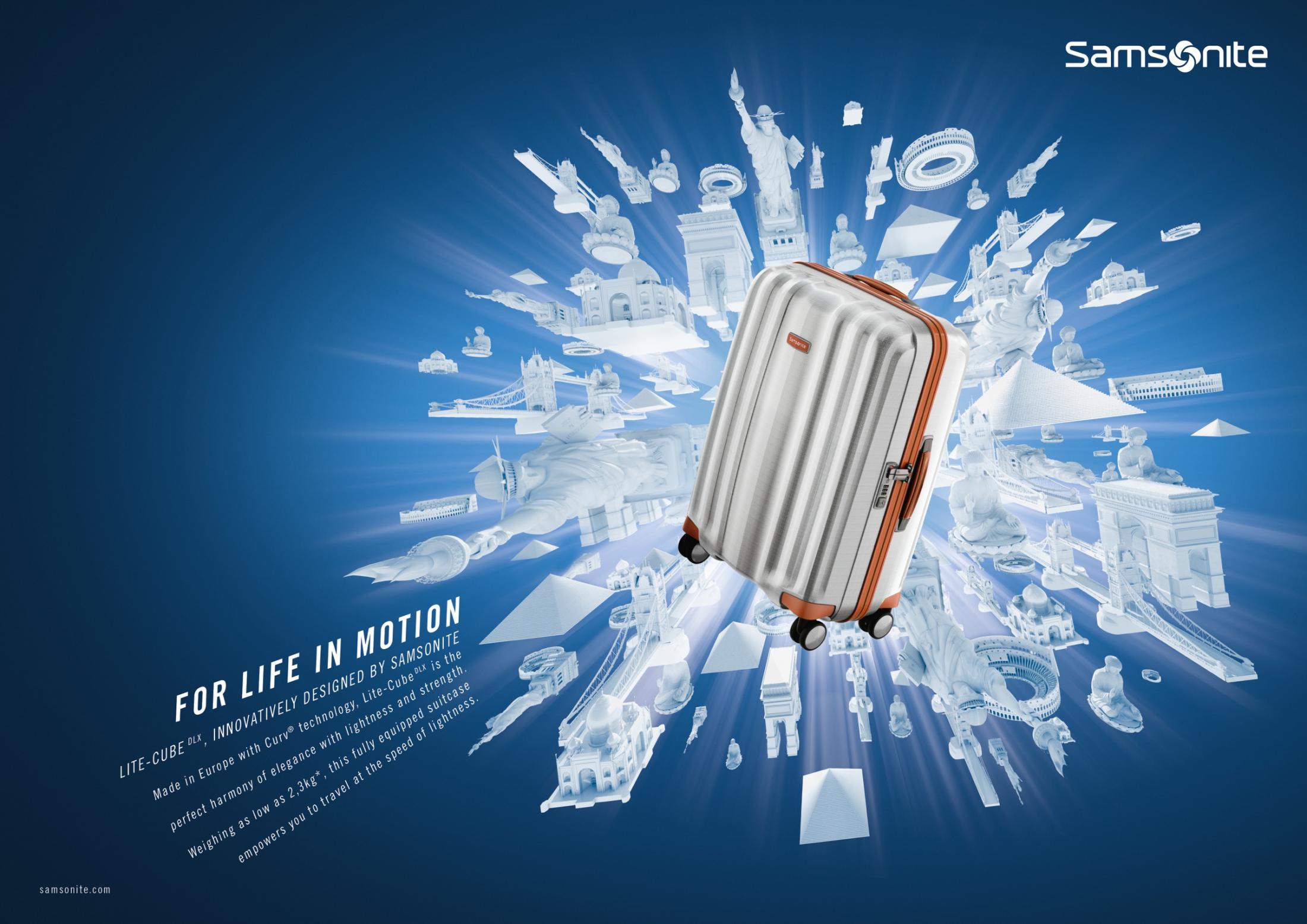 Samsonite Print Advert By Publicis: For life in motion, 2 | Ads of the ...