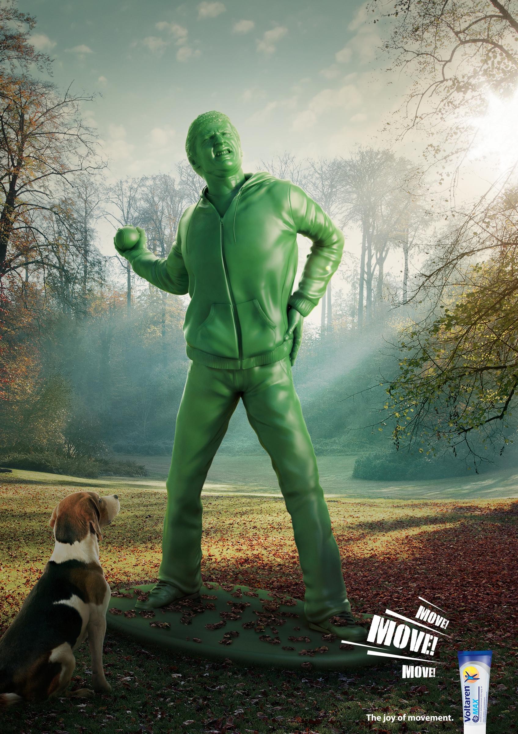 Voltaren Print Advert By Saatchi & Saatchi: For freedom of movement ...