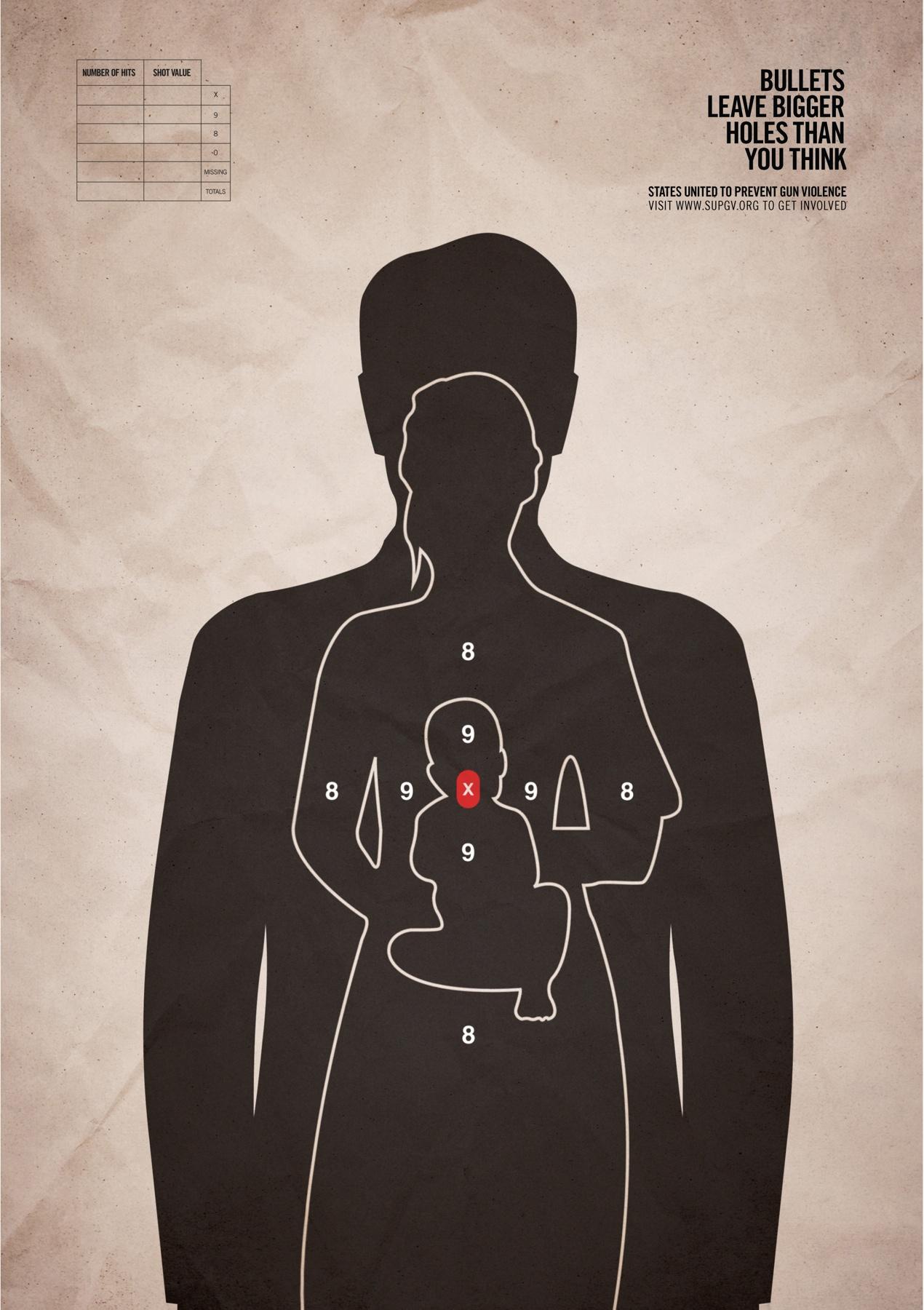 States United to Prevent Gun Violence Print Advert By Grey: Guns leave ...